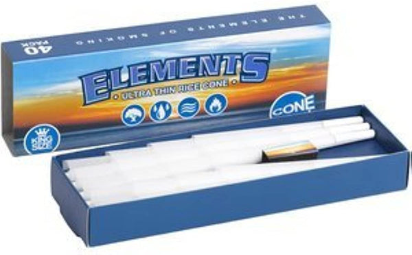 Elements King Size Cone 40 Pack – Vape Cabin